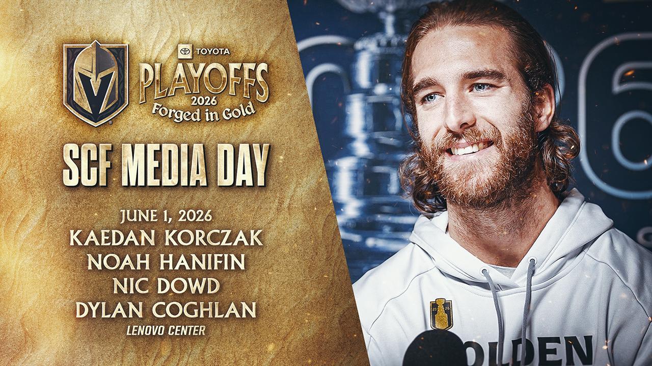 SCF Media Day: Korczak, Hanifin, Dowd & Coghlan | Vegas Golden Knights