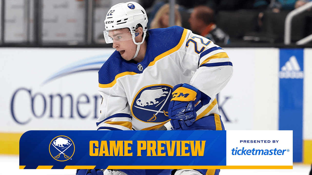 Game Preview | 5 things to know ahead of Sabres at Sharks | Buffalo Sabres