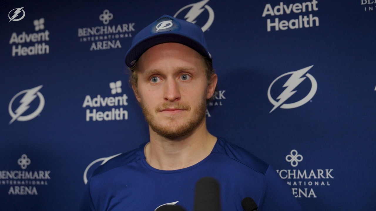 Jake Guentzel | Postgame vs New Jersey Devils | Tampa Bay Lightning