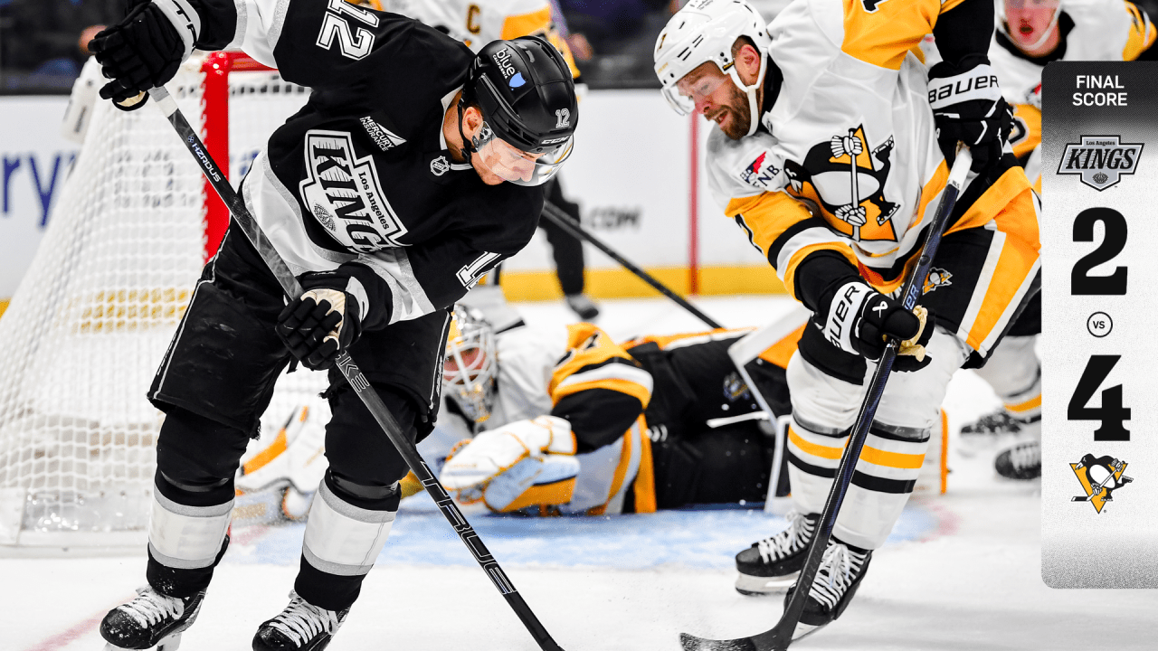 RECAP: Kings 2, Penguins 4, 10/16 | Los Angeles Kings