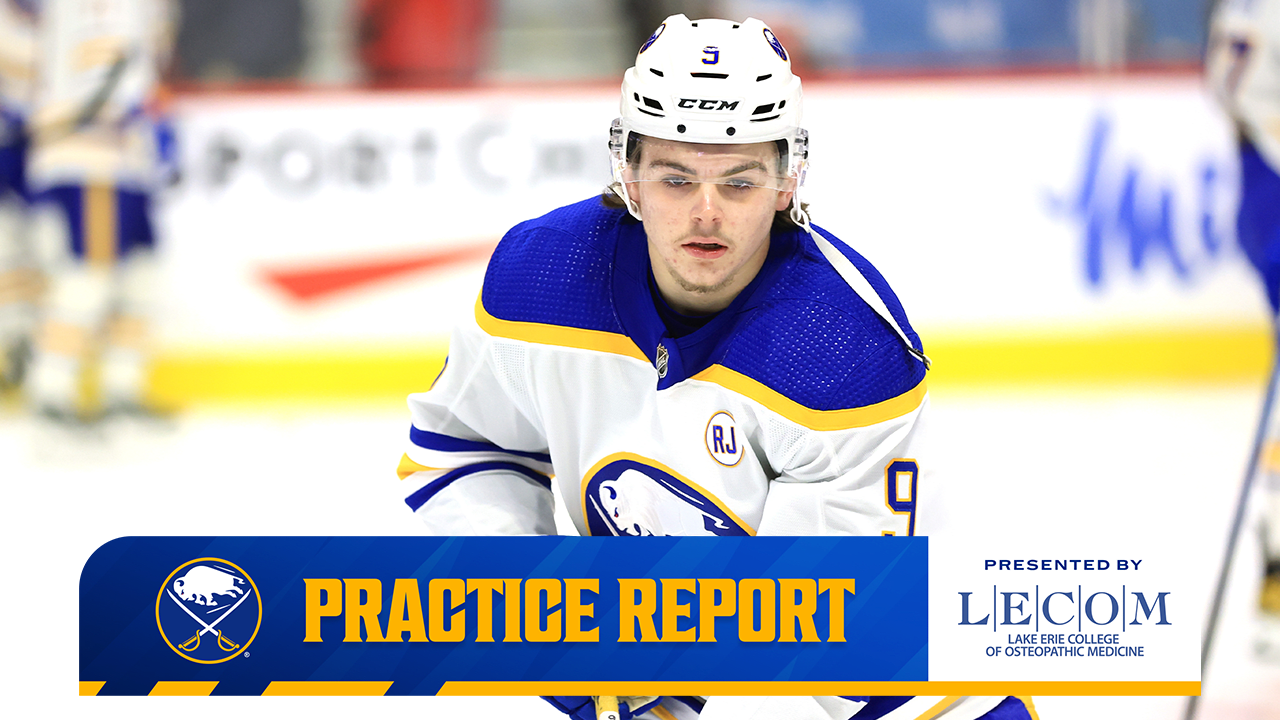 Practice Report | Benson back on the ice for Sabres practice | Buffalo ...