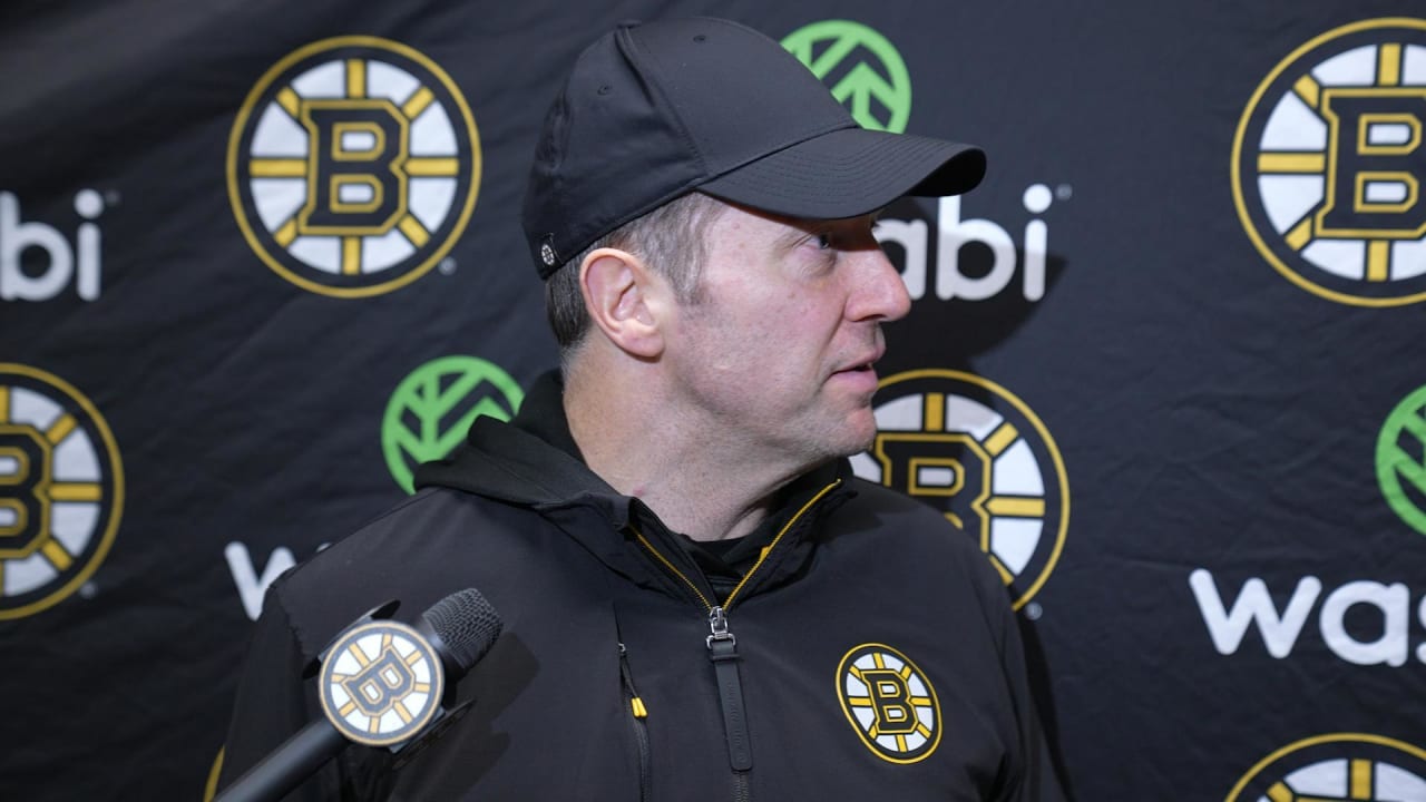 Press Room: Joe Sacco | Boston Bruins