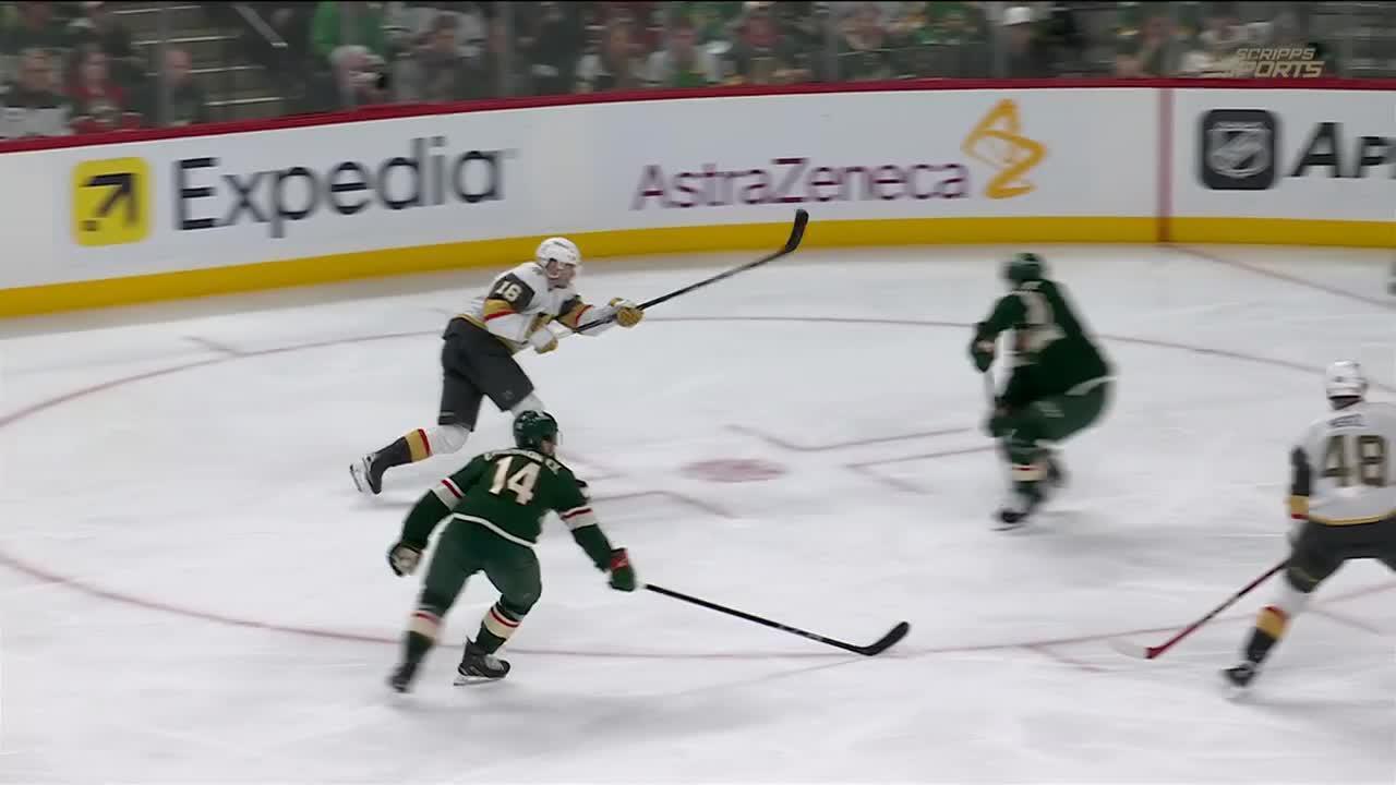 VGK@MIN: Roy scores goal against Filip Gustavsson | Vegas Golden Knights