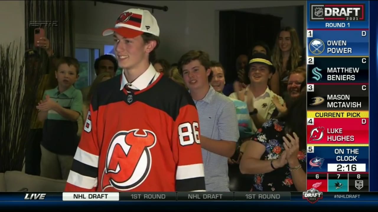 Devils draft D Hughes No. 4 | New Jersey Devils