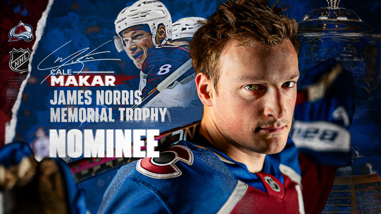 Cale Makar Nominated for James Norris Memorial Trophy | Colorado Avalanche