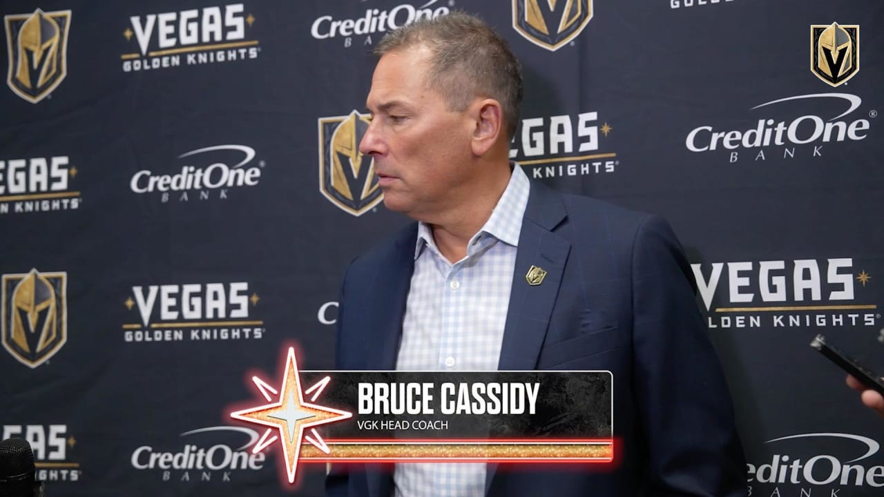 Bruce Cassidy Pregame 10/15 | Vegas Golden Knights