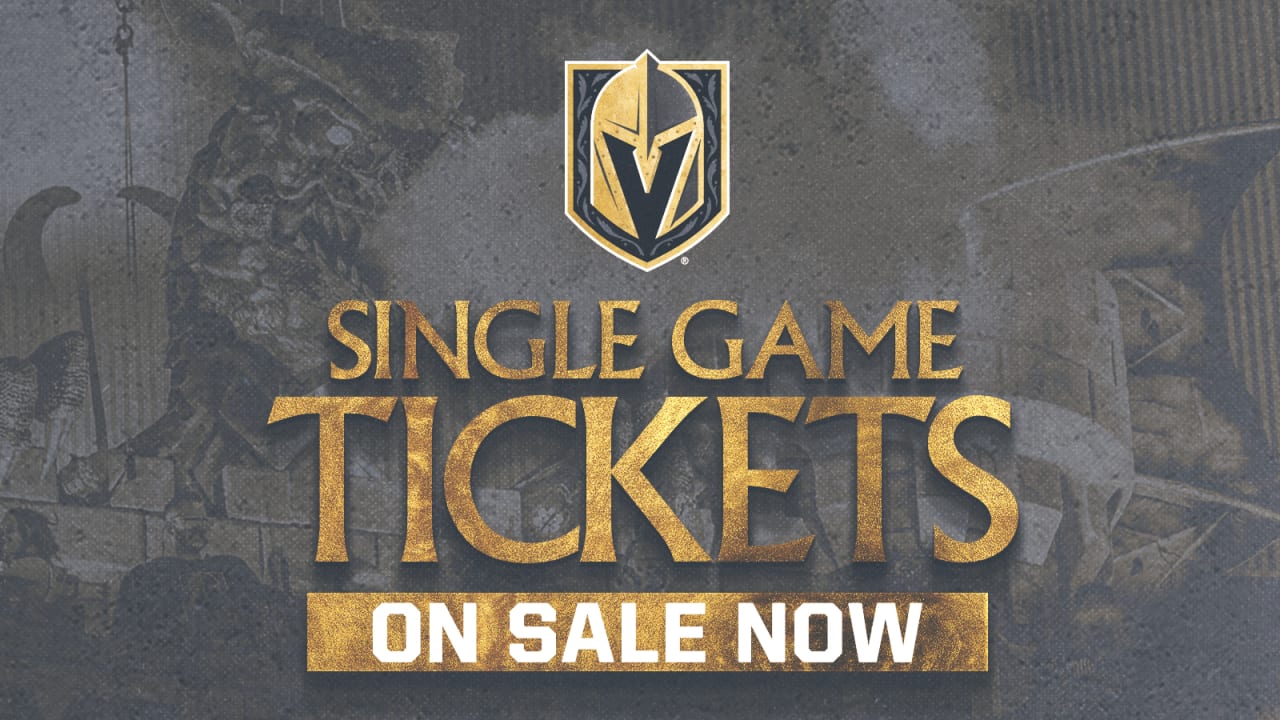Vegas Golden Knights Single-Game Regular-Season Tickets on Sale Now ...