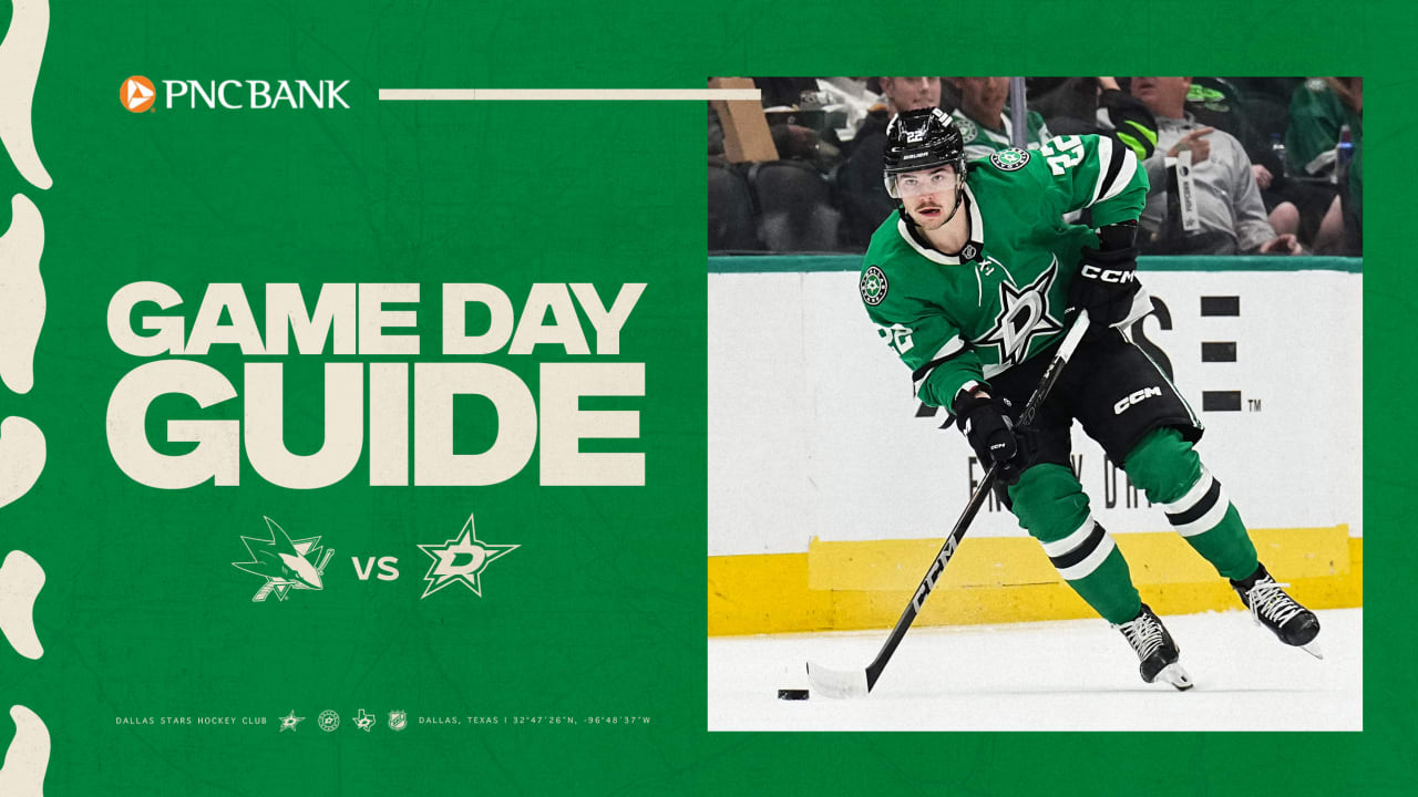 Game Day Guide: Stars vs Sharks | Dallas Stars