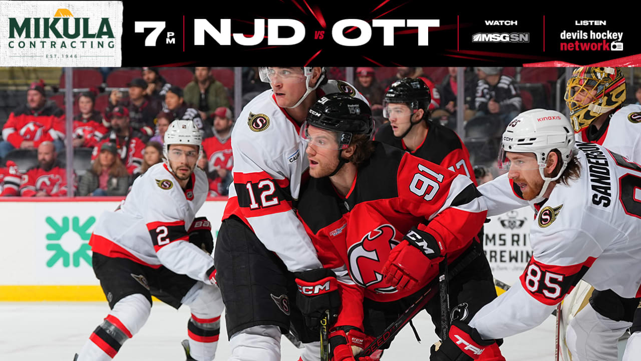 Devils Look for Bounce Back Effort Versus Sens | PREVIEW | New Jersey ...