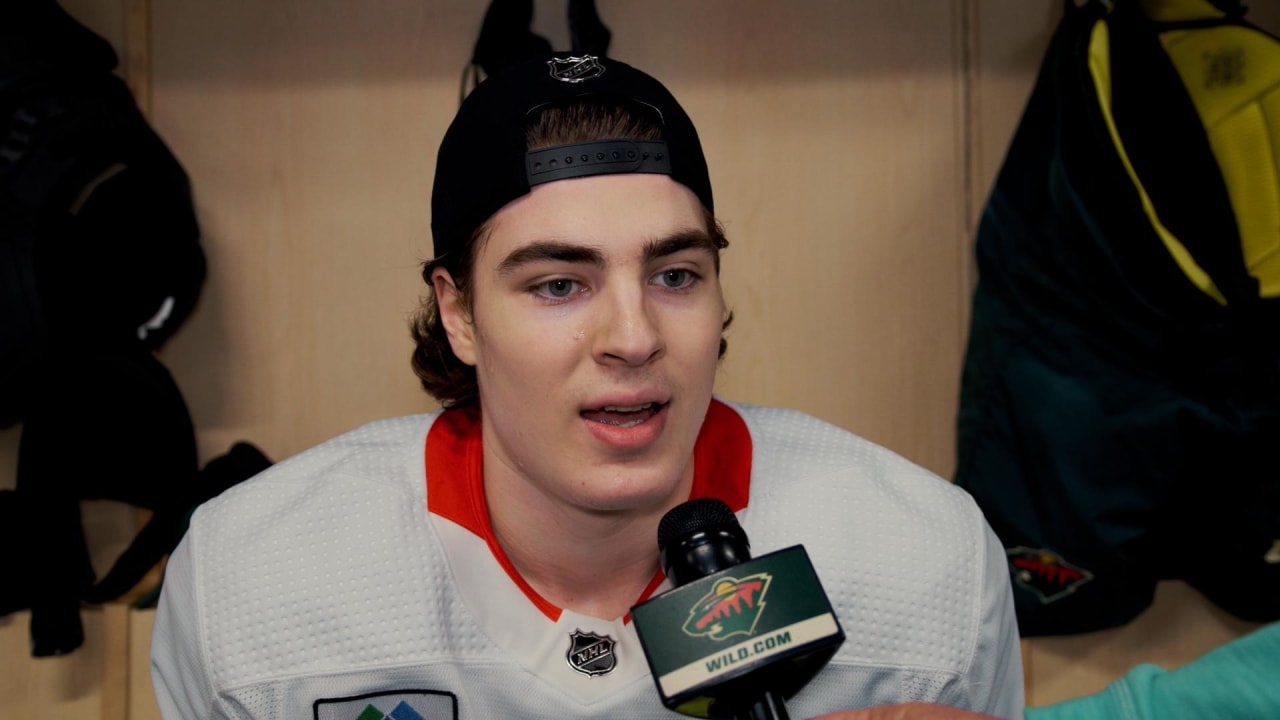 Ohgren Pregame at VGK 4/12 | Minnesota Wild