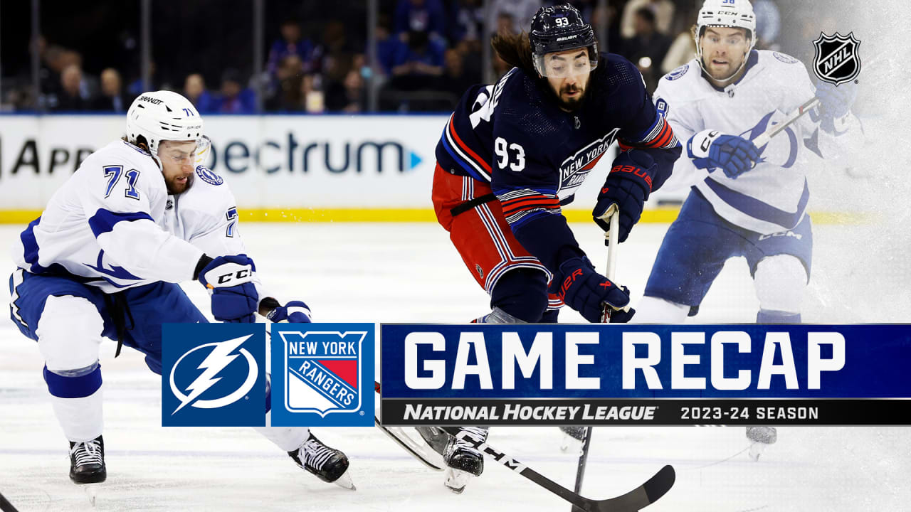 Quick, Rangers defeat Lightning for 3rd straight win | NHL.com