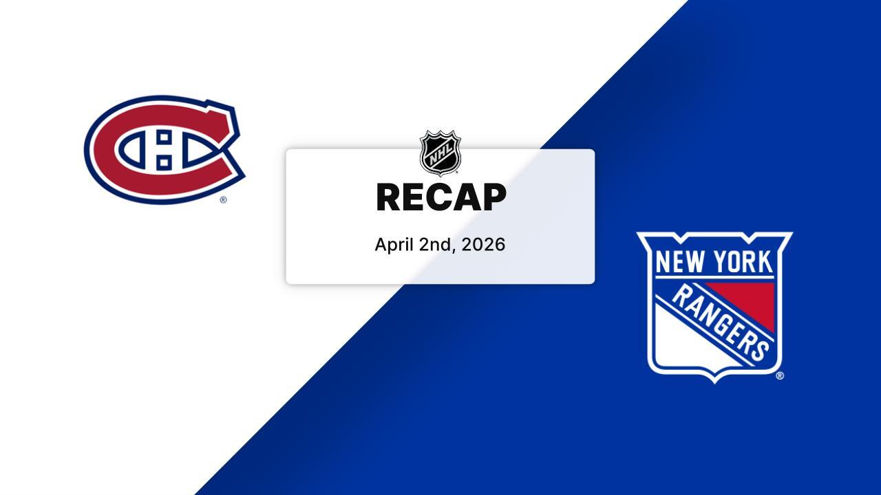 MTL at NYR | Recap | New York Rangers