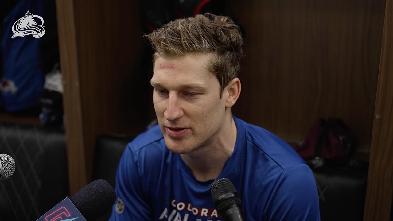 Postgame - MacKinnon (Jan. 24) | Colorado Avalanche