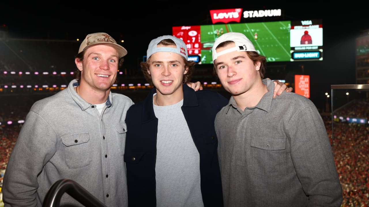 Sharks players enjoy ‘Monday Night Football’ action at Levi's Stadium ...