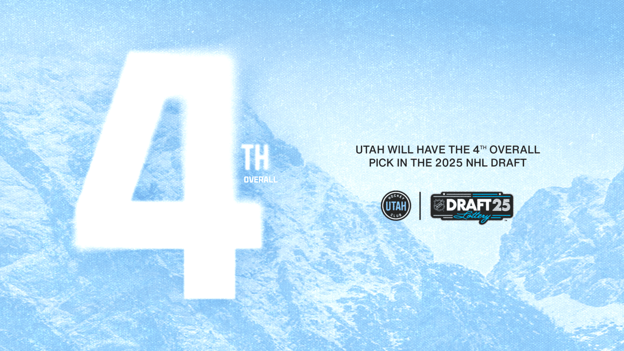 Utah Hockey Club to Select Fourth Overall in 2025 NHL Draft | Utah Mammoth