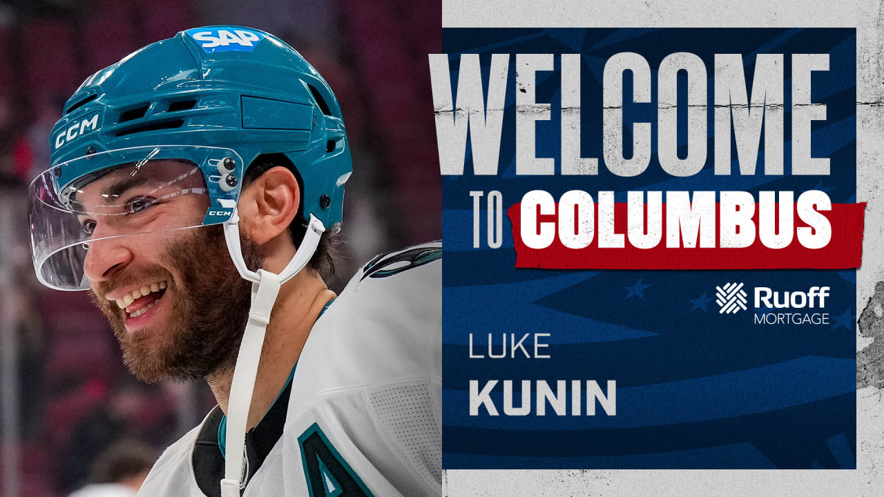 Blue Jackets acquire center Luke Kunin from San Jose | Columbus Blue ...