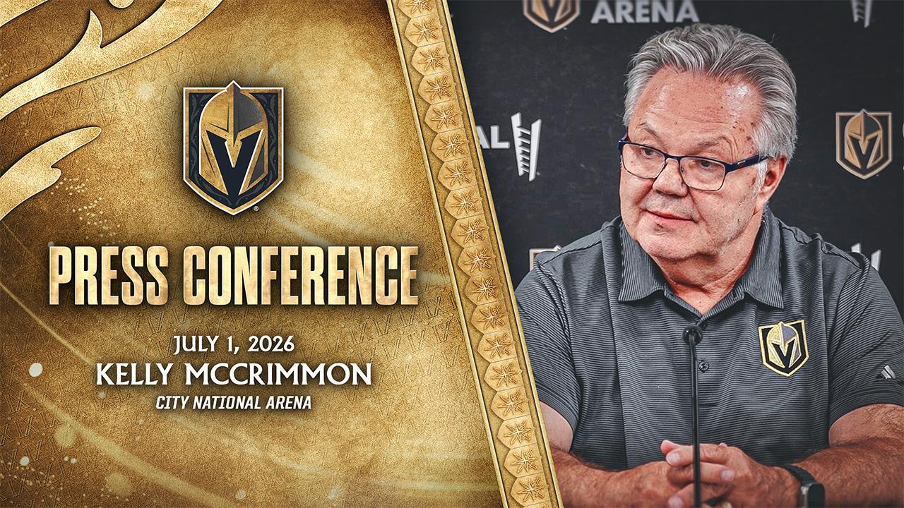 2026 Free Agency Media Availability | Kelly McCrimmon | Vegas Golden ...