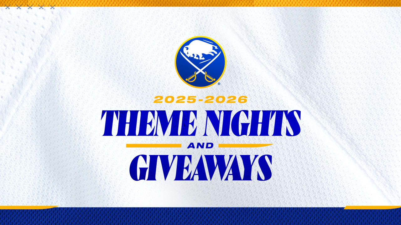 Sabres announce 2025-26 theme night schedule | Buffalo Sabres