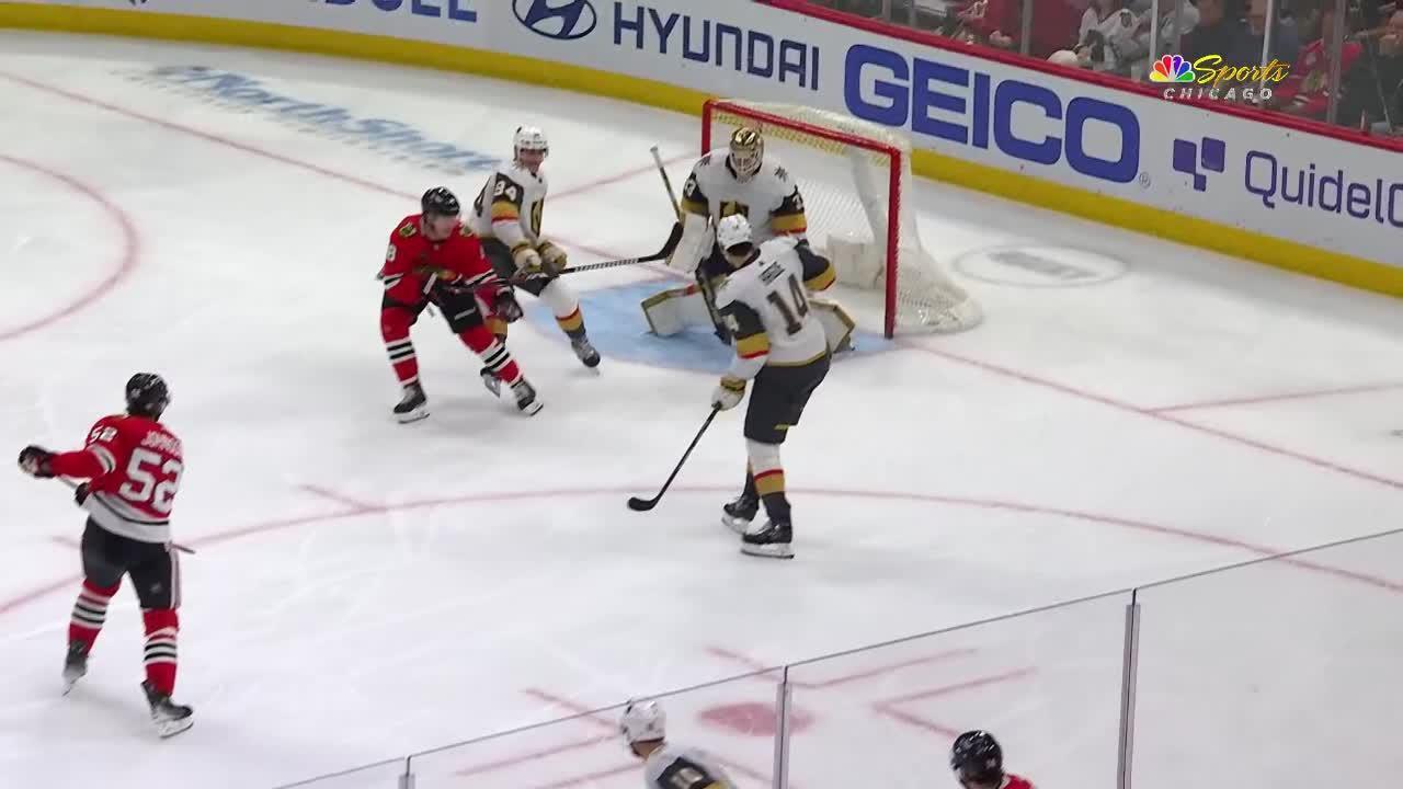 VGK@CHI: Johnson scores goal against Golden Knights | Chicago Blackhawks