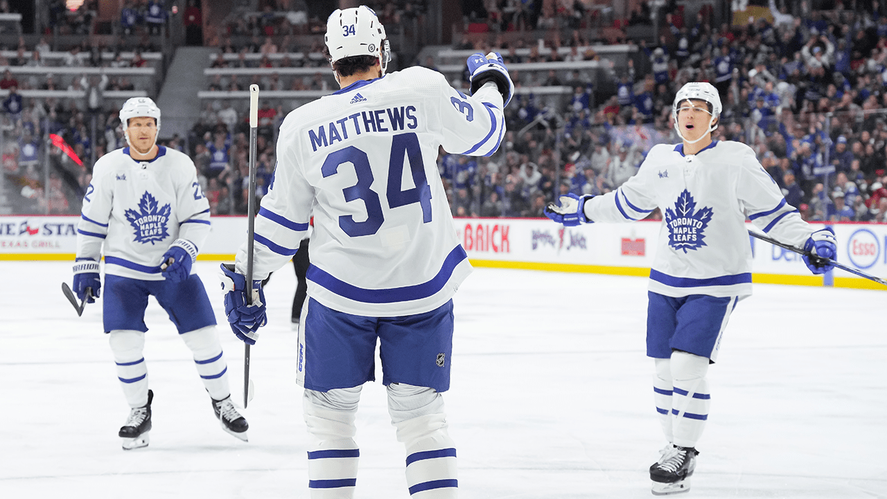 Matthews extends point streak | NHL.com
