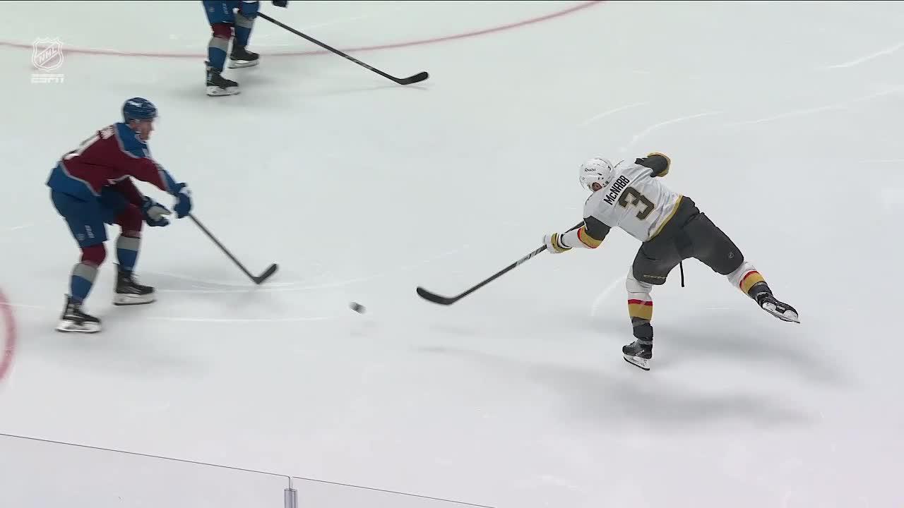 VGK@COL: McNabb scores goal against Scott Wedgewood | Vegas Golden Knights