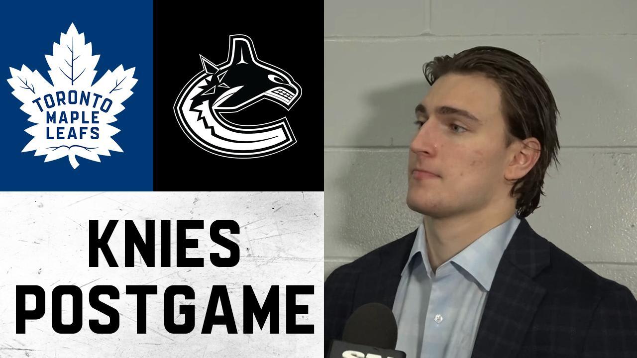 Matthew Knies | Post Game | Toronto Maple Leafs
