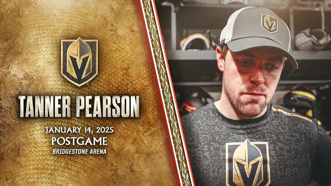 Tanner Pearson Postgame 1/14 | Vegas Golden Knights