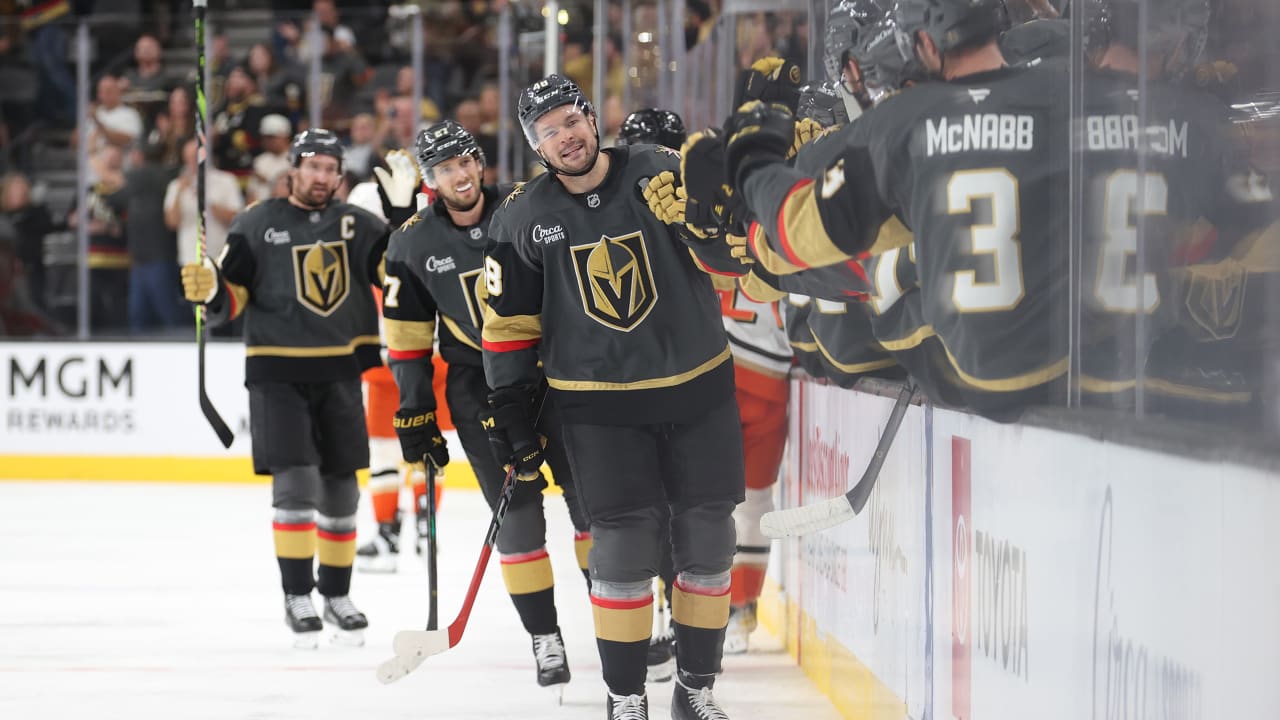Hertl breaks tie in 3rd, Golden Knights edge Ducks | NHL.com