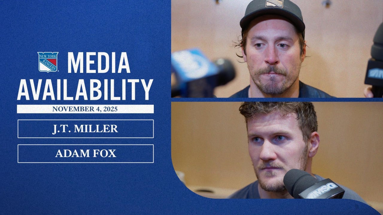Postgame: Miller and Fox | New York Rangers