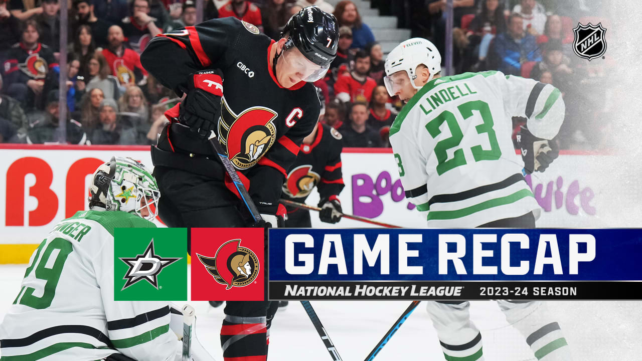 Norris scores twice, Senators hand Stars 4th straight loss | NHL.com
