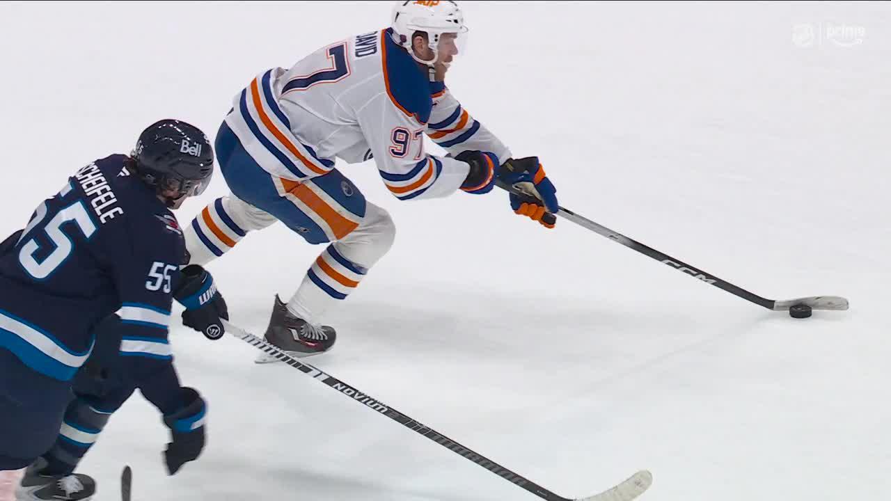 Zach Hyman with a Goal vs. Winnipeg Jets | Edmonton Oilers