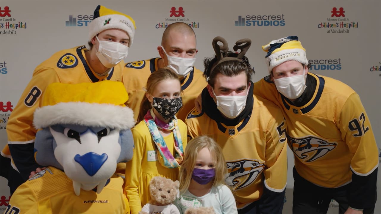 Preds Visit Children's Hospital | Nashville Predators