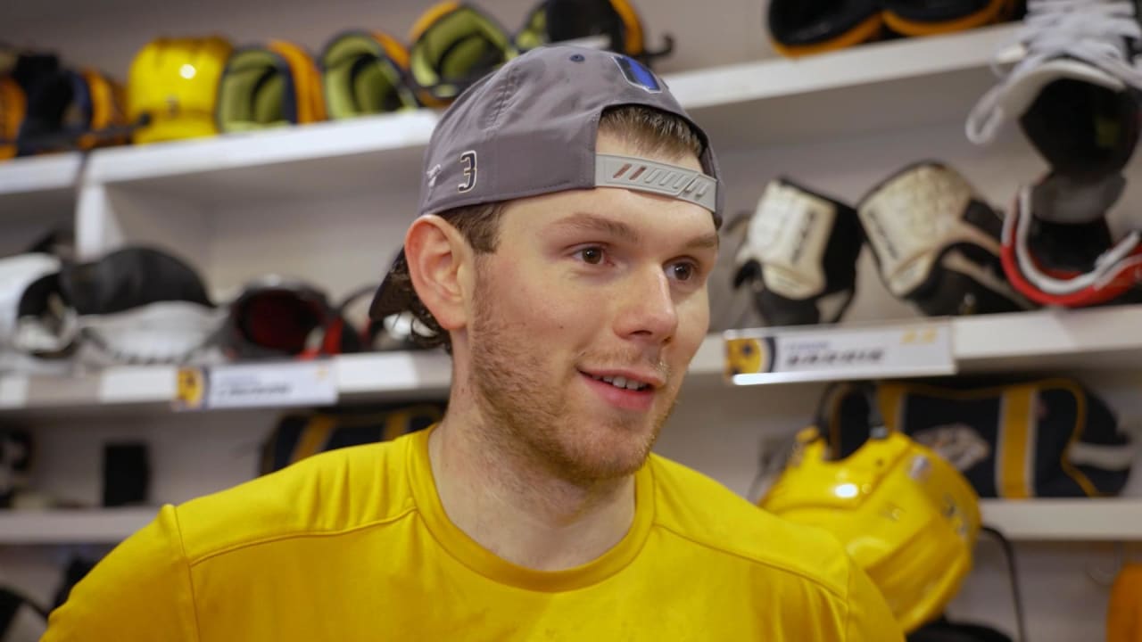 Pregame: VAN vs. NSH, Lauzon | Nashville Predators