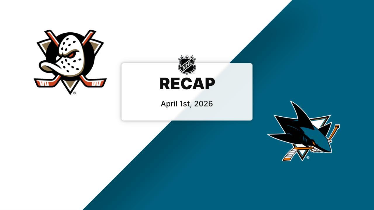 ANA at SJS | Recap | San Jose Sharks
