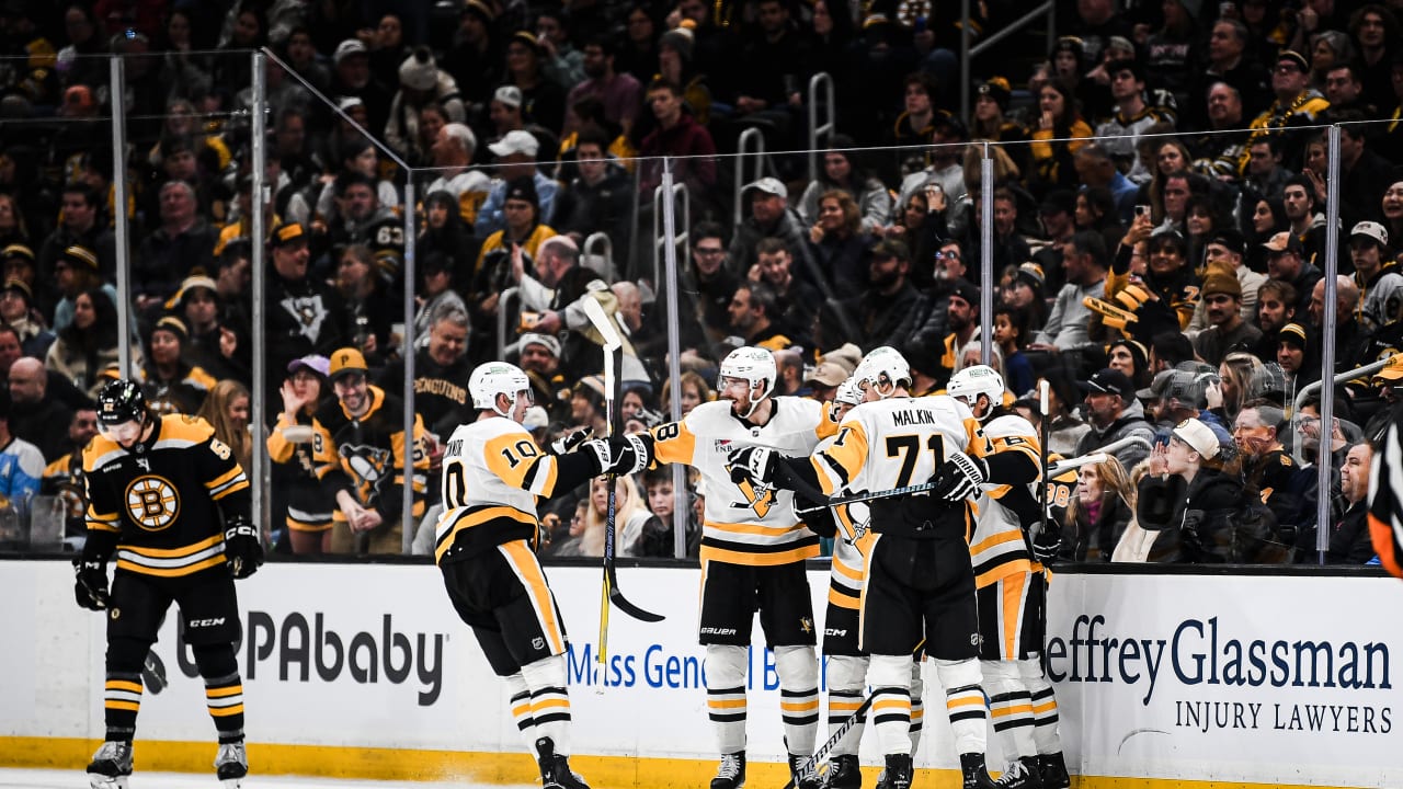 Tomasino's First as a Penguin is the Game-Winner in Boston | Pittsburgh ...