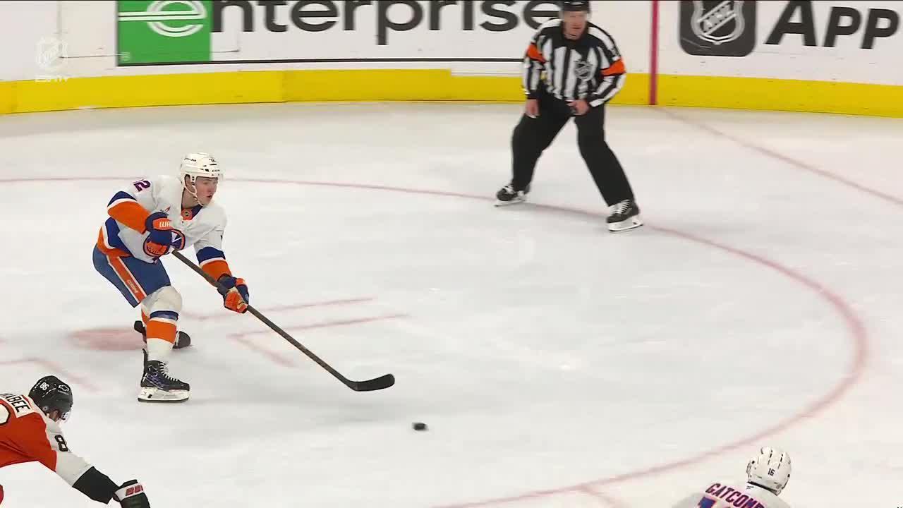 NYI@PHI: Gatcomb scores goal against Ivan Fedotov | New York Islanders