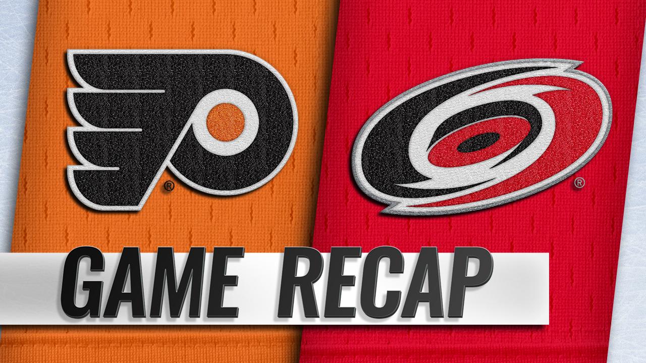 Recap: PHI 1, CAR 3 | Carolina Hurricanes