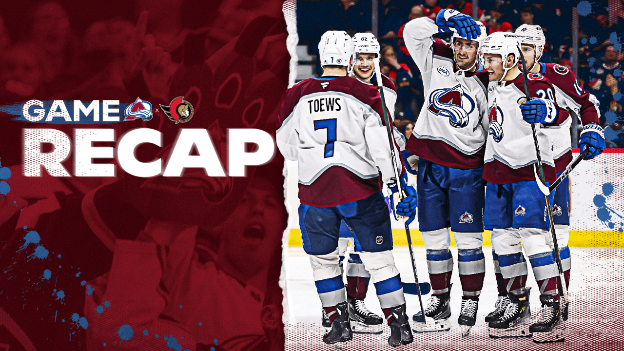 Colorado Scores an Avalanche of Goals to Defeat Senators 5-1 | Colorado ...