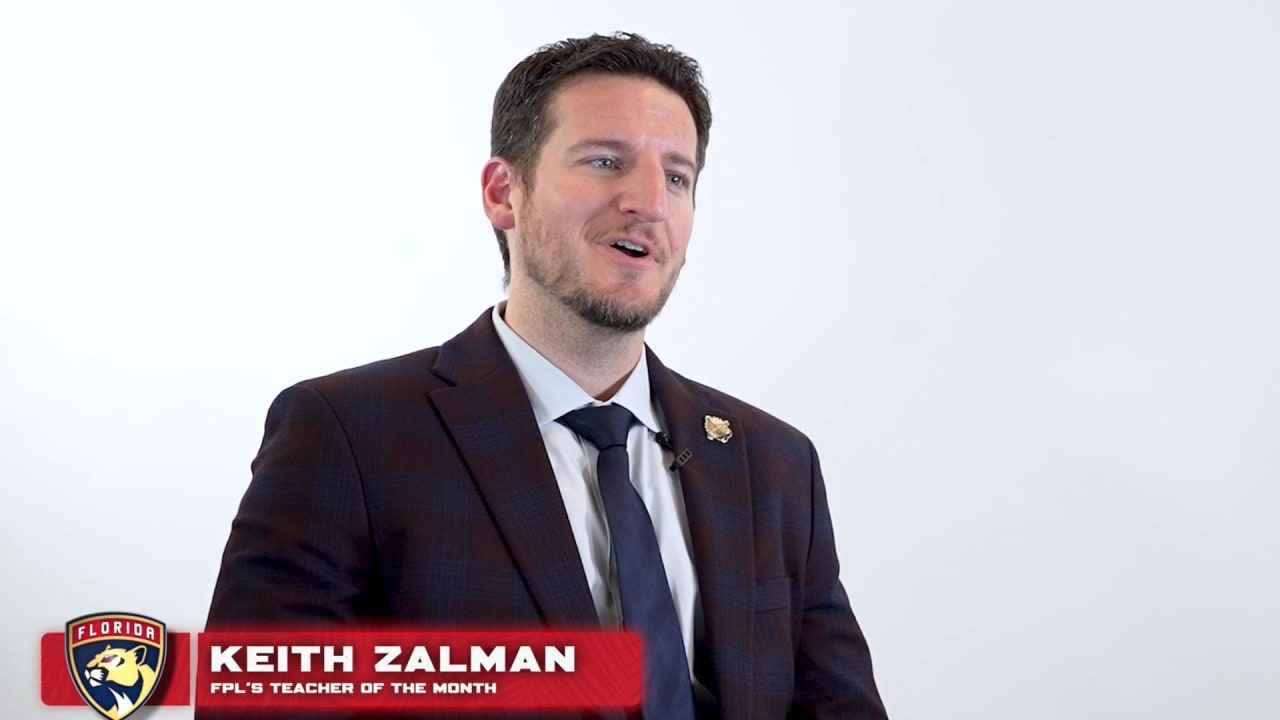 Teacher of the Month: Keith Zalman | Florida Panthers