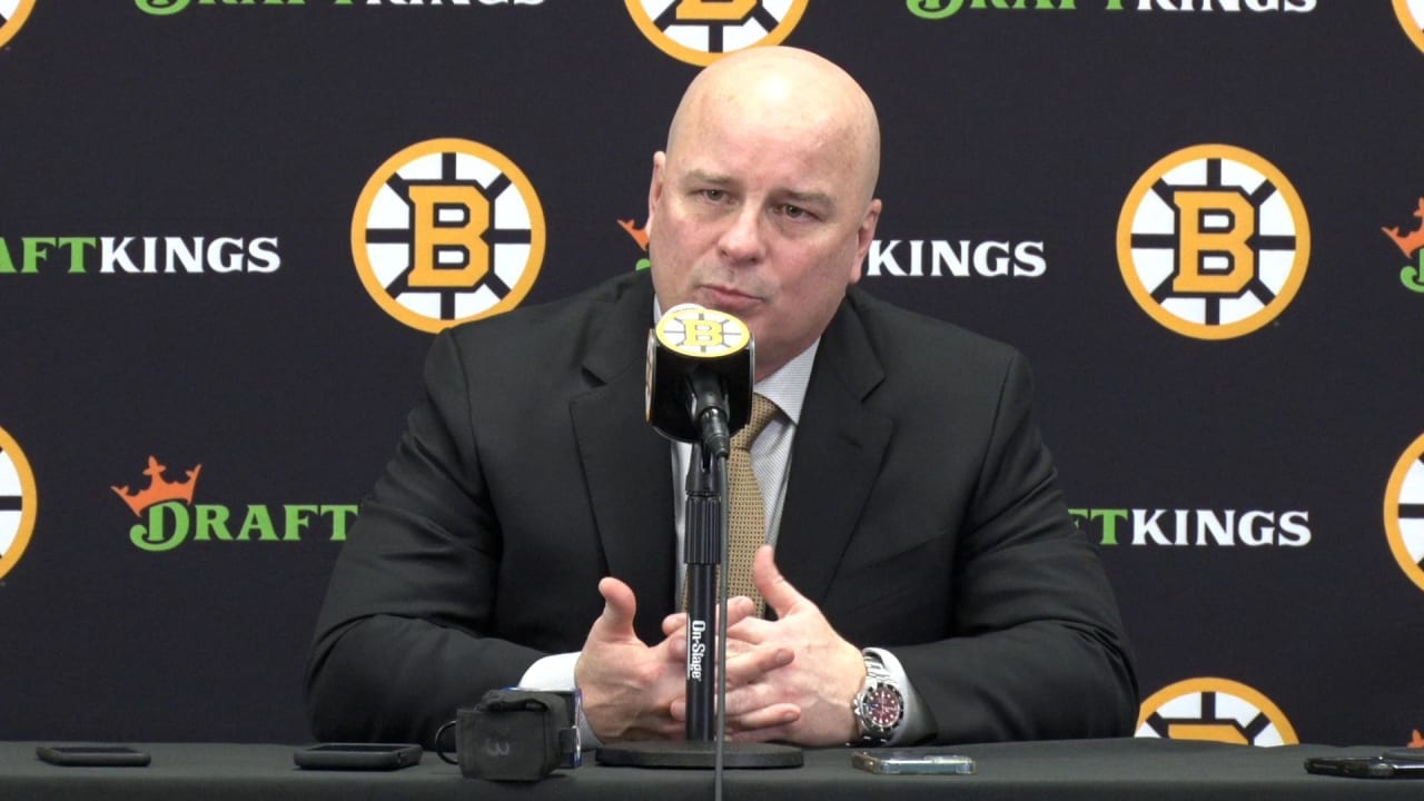 Press Room: Jim Montgomery | Boston Bruins