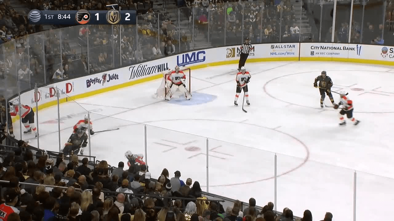 Merrill's rebound goal pads lead | Vegas Golden Knights
