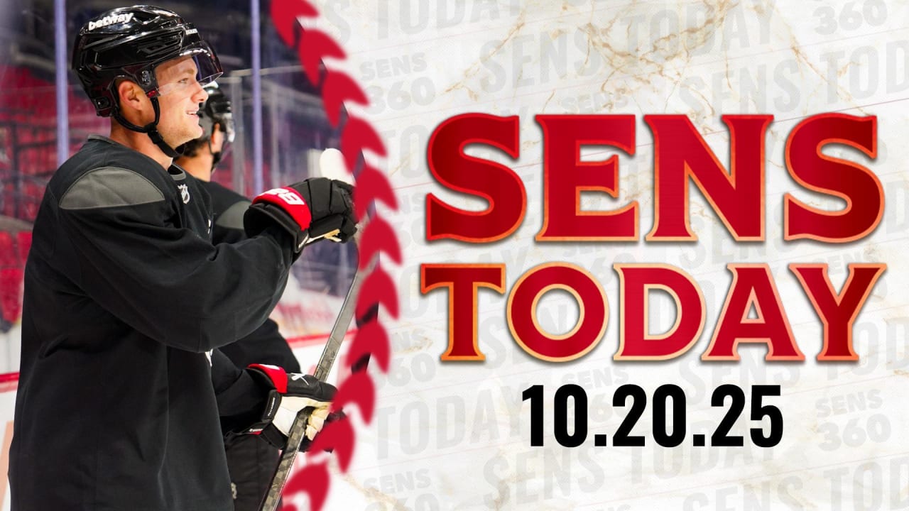 Sens Today: New Look on The Top Line | Ottawa Senators