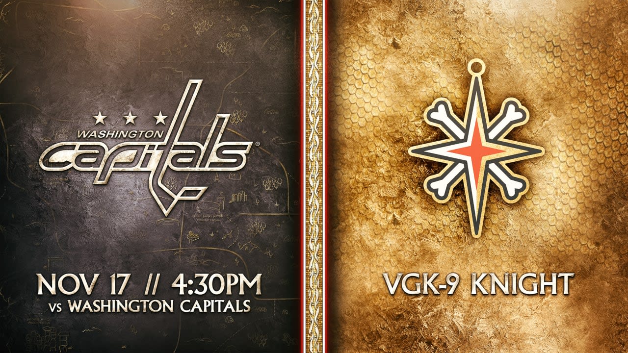 Vegas Golden Knights Announce Plans for First VGK-9 Knight on November ...