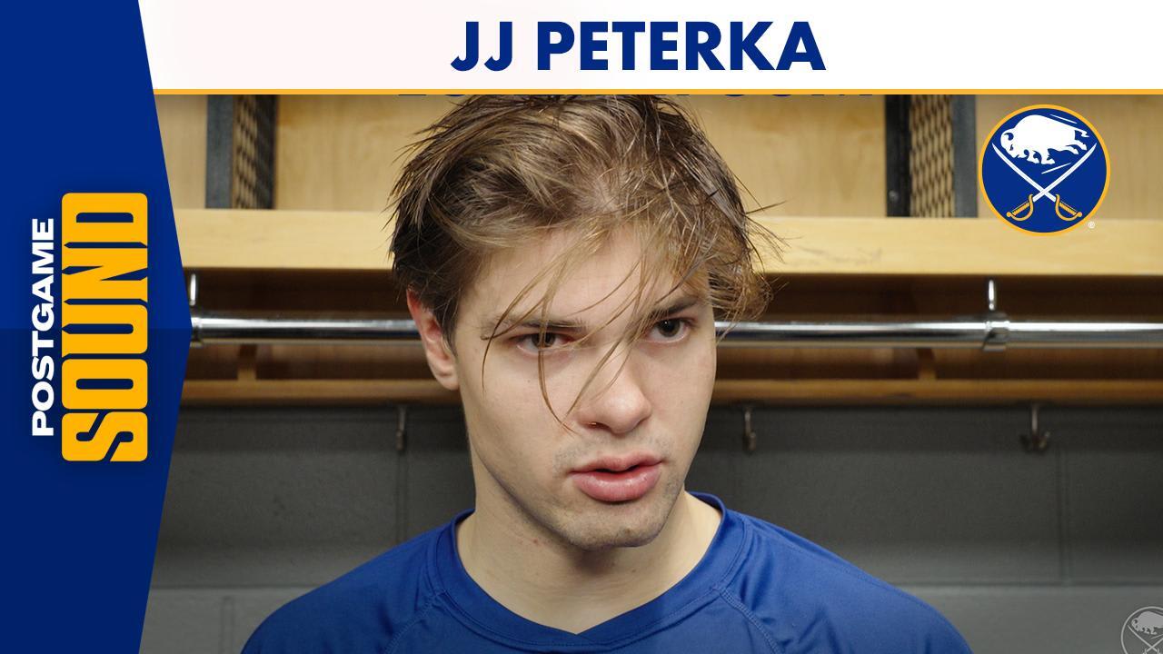 Peterka | Postgame at CHI | Buffalo Sabres