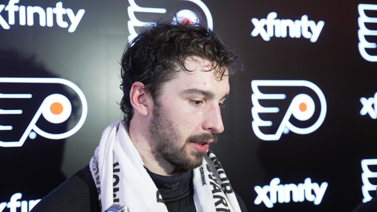 11/22 PHI vs. NJD Postgame: Noah Cates | Philadelphia Flyers