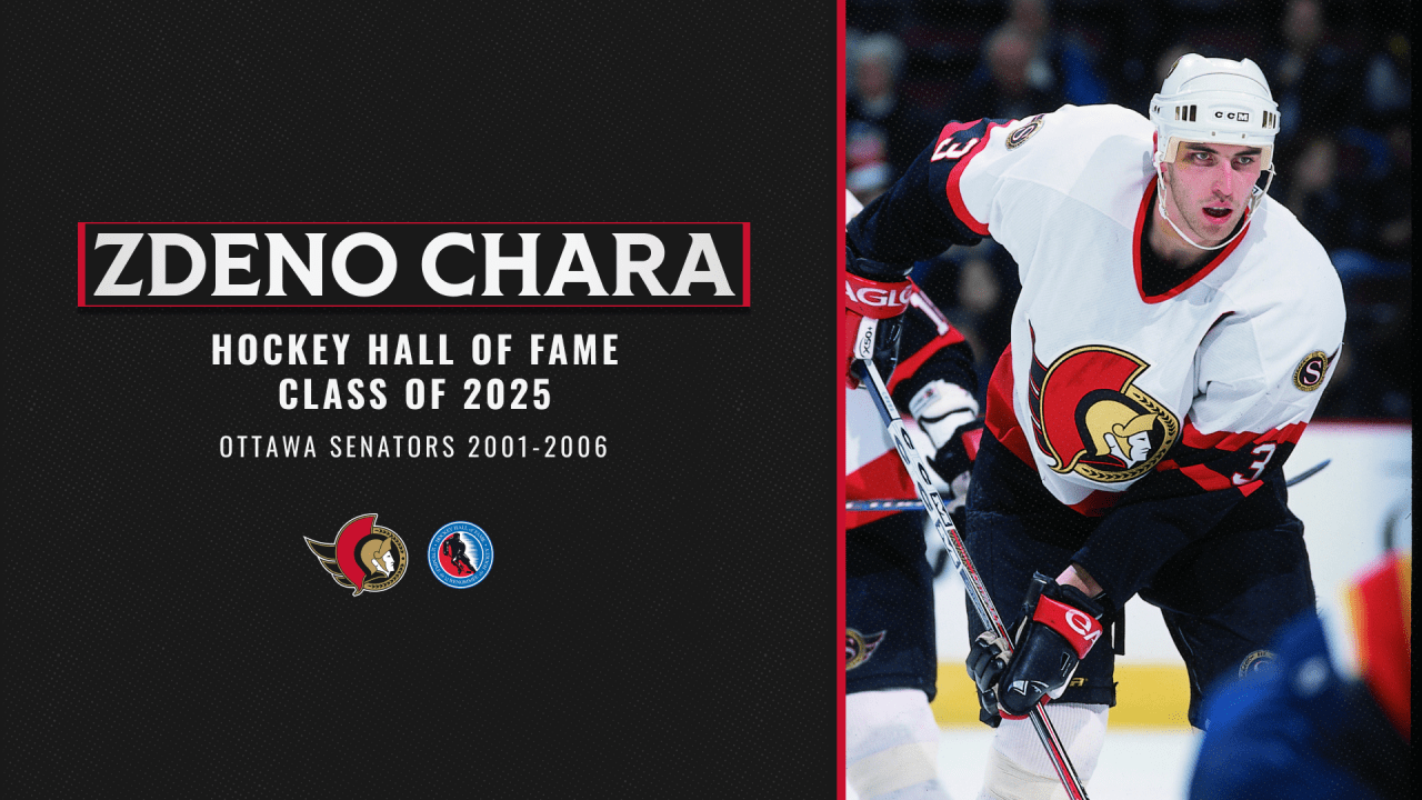 Zdeno Chara Inducted into Hockey Hall of Fame | Ottawa Senators