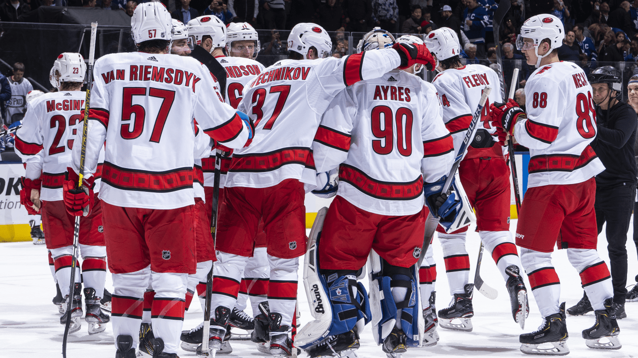 Recap: Canes, Emergency Back-Up Goaltender Ayres Top Maple Leafs ...