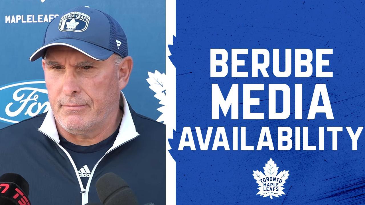 Craig Berube | Training Camp | Toronto Maple Leafs