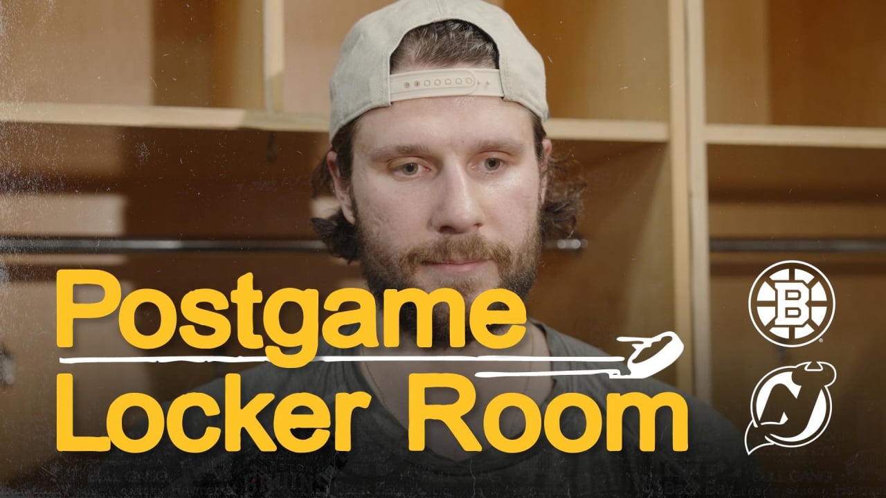 Locker Room Raw: Pavel Zacha and David Pastrnak | Boston Bruins