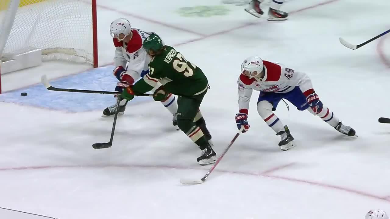 Kirill Kaprizov with a Goal vs. Montréal Canadiens | Minnesota Wild